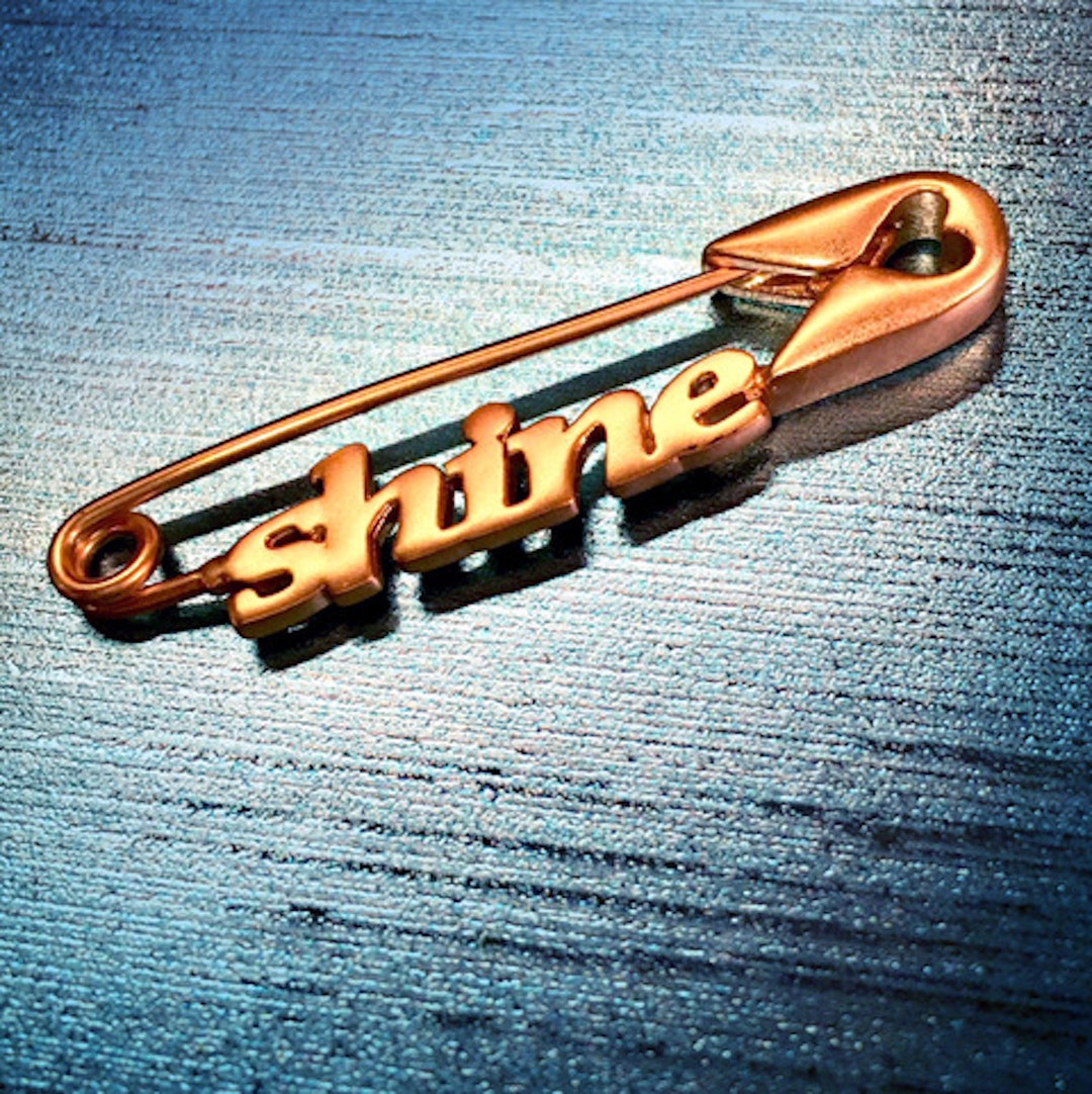 Inspiring Safety Pin by Inspired Pins - Perfect for That Bright Light ...