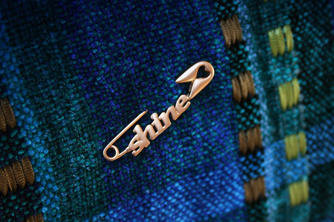 Inspiring Safety Pin by Inspired Pins - Perfect for That Bright Light ...