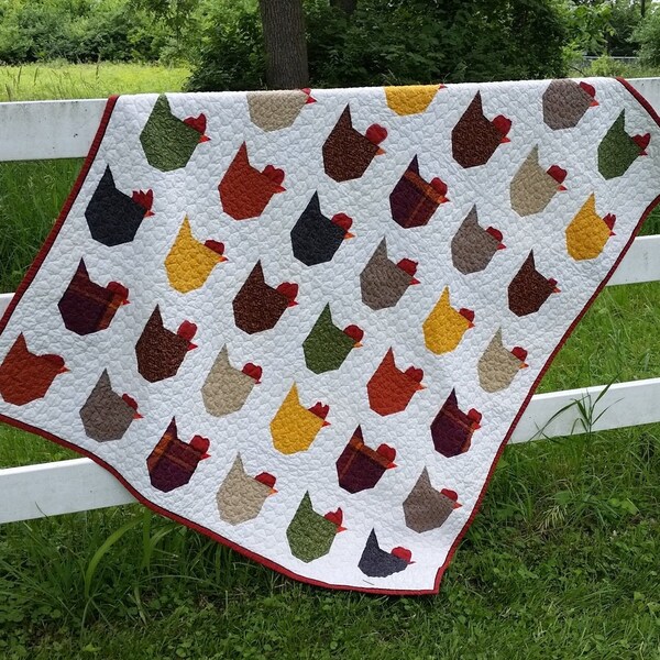 Hen Party Quilt Pattern - Etsy