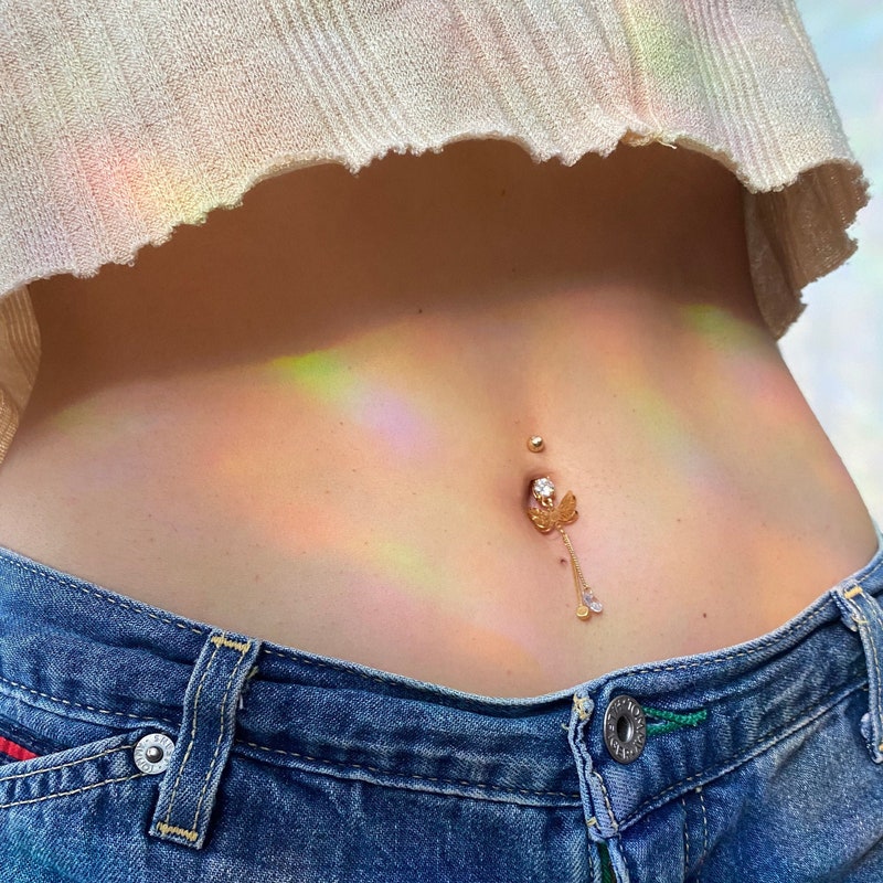 Cute Belly Ring - Etsy