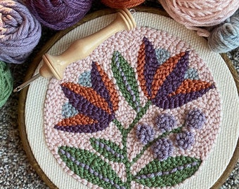 Punch Needle Kit/grateful / Rug Making/ Yarn Craft - Etsy