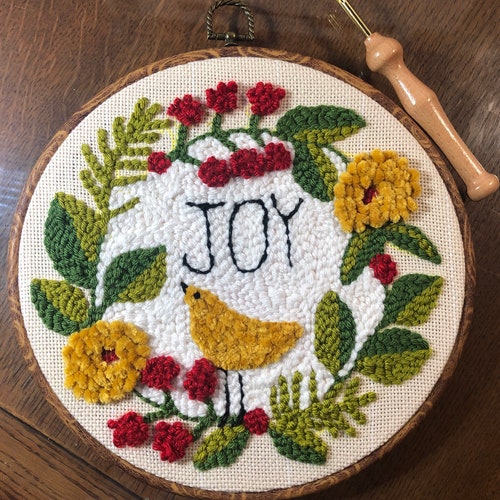 DOWNLOAD MINI Needle Punch Pattern tree 1 NPM14 by | Etsy