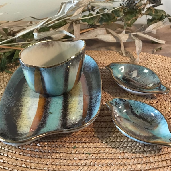 West German Pottery Dish - Etsy