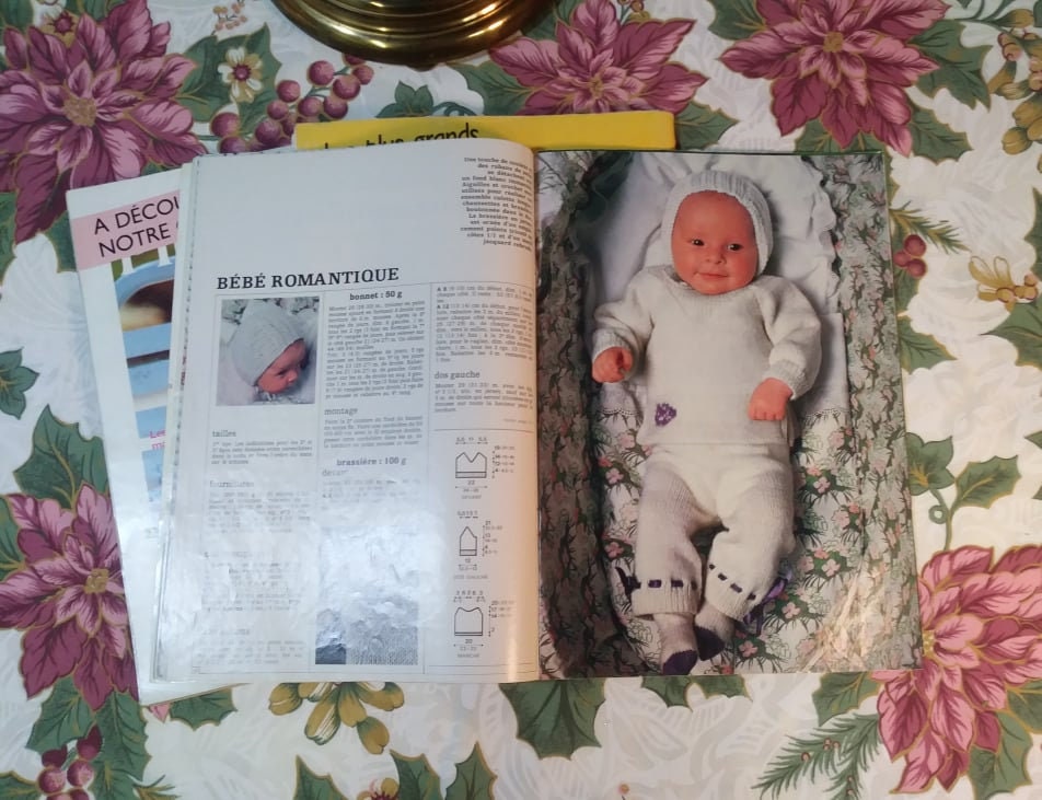 Vintage French Knitting Magazines/vintage Magazines/kids Knitting ...