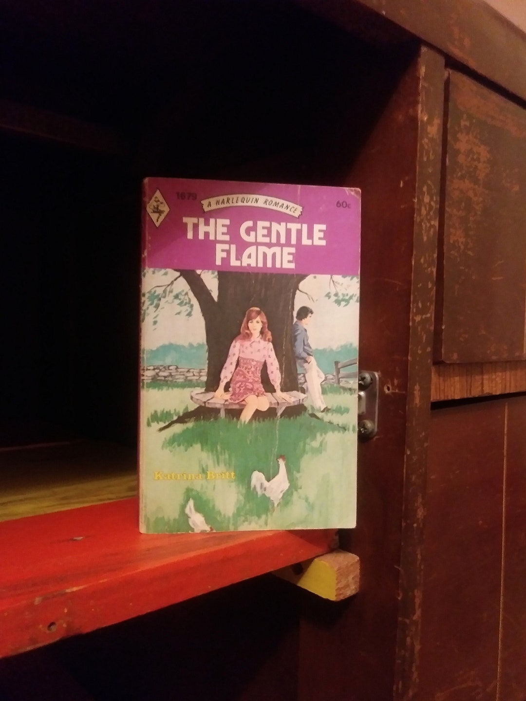 A Harlequin Romance the Gentle Flame by Katrina Britt 1973 No.1679 ...