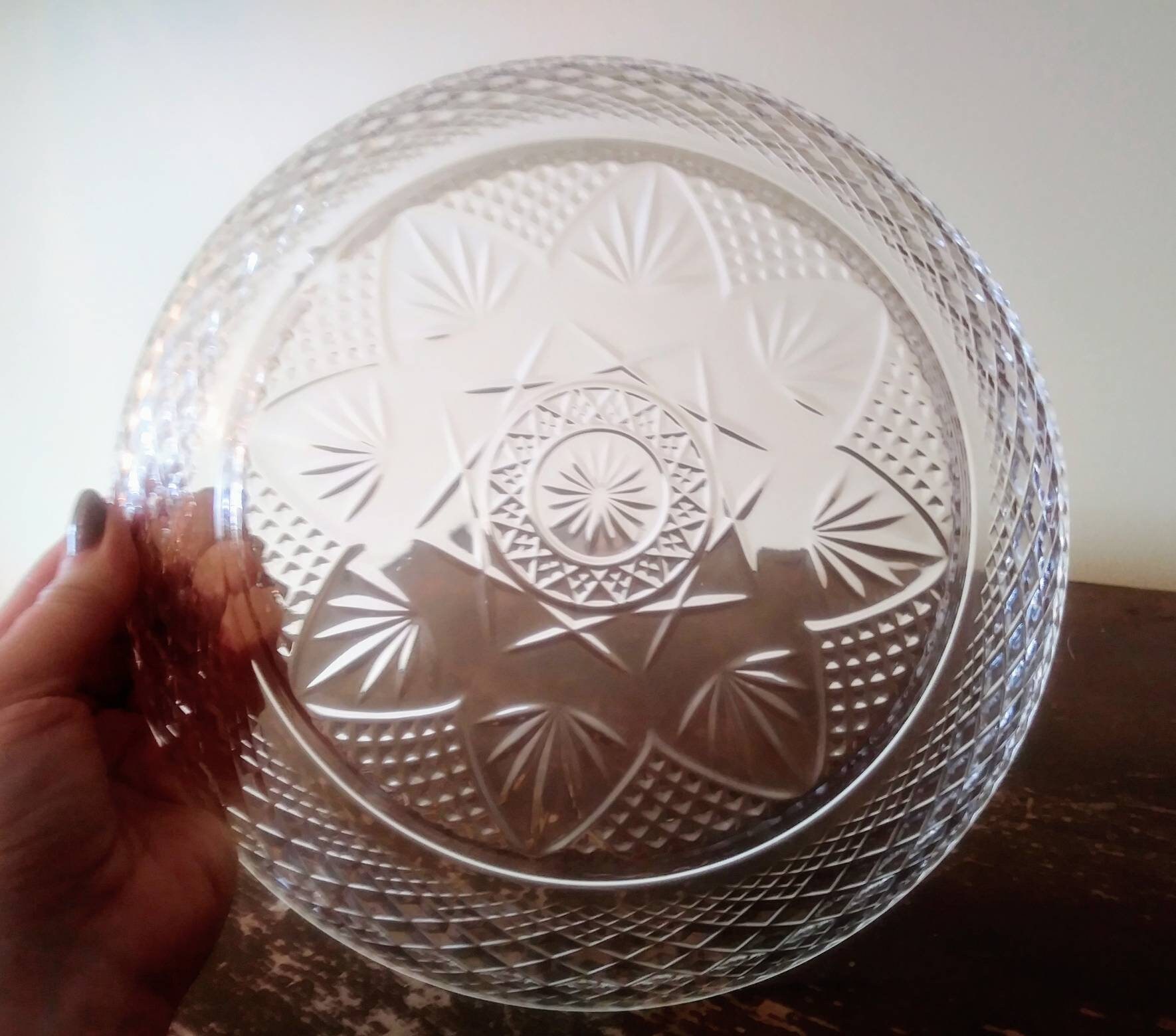 Luminarc USA Clear Glass Dinner Plate #13/depression Glass/pressed ...