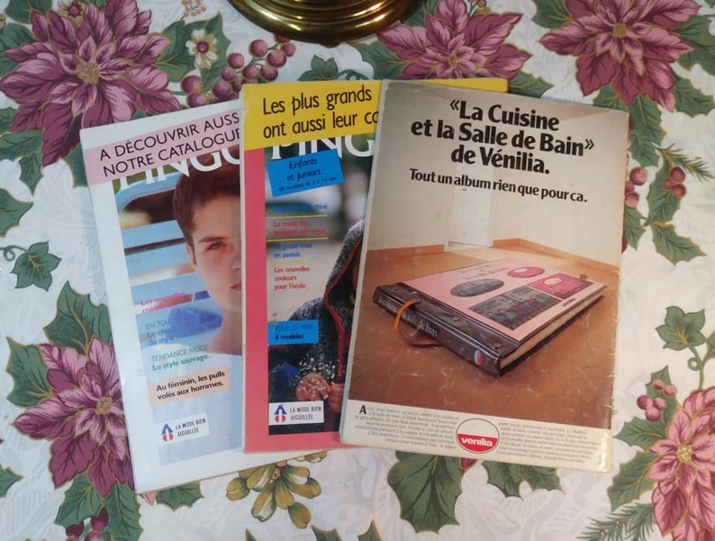 Vintage French Knitting Magazines/vintage Magazines/kids | Etsy