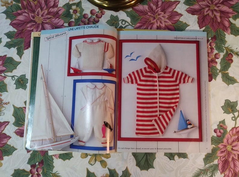 Vintage French Knitting Magazines/vintage Magazines/kids | Etsy