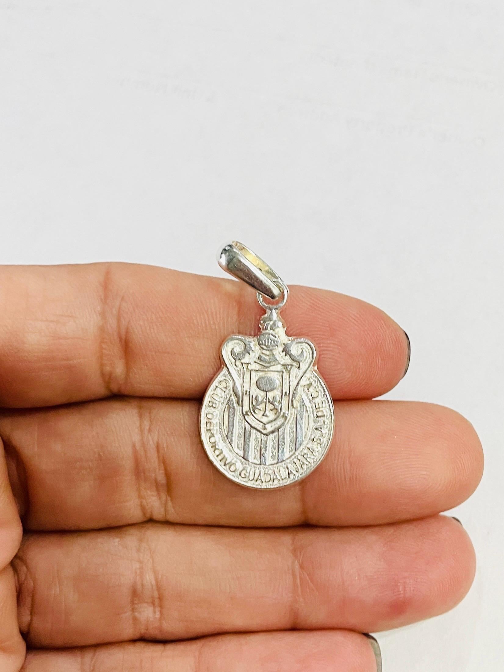 925 Sterling Silver Pendant Soccer Mexican Team - Cadena En Plata O ...