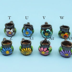 Miniature Jarrito Mexican Cup Ceramic Jarro Jar Clay Ofrenda Vaso Food ...