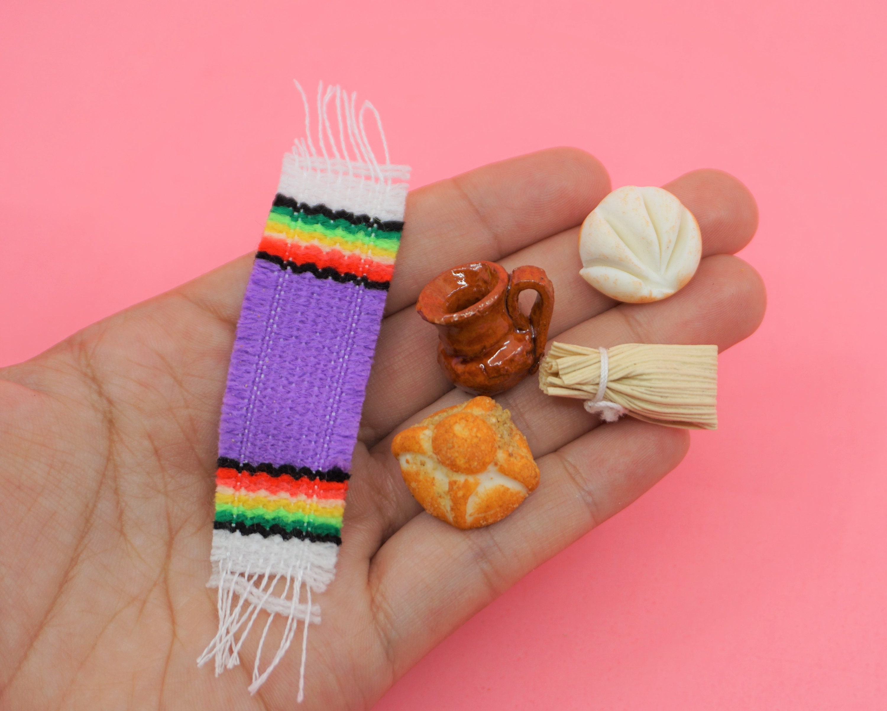Miniature Ofrenda Set Dia De Muertos Day of the Dead Food - Etsy UK
