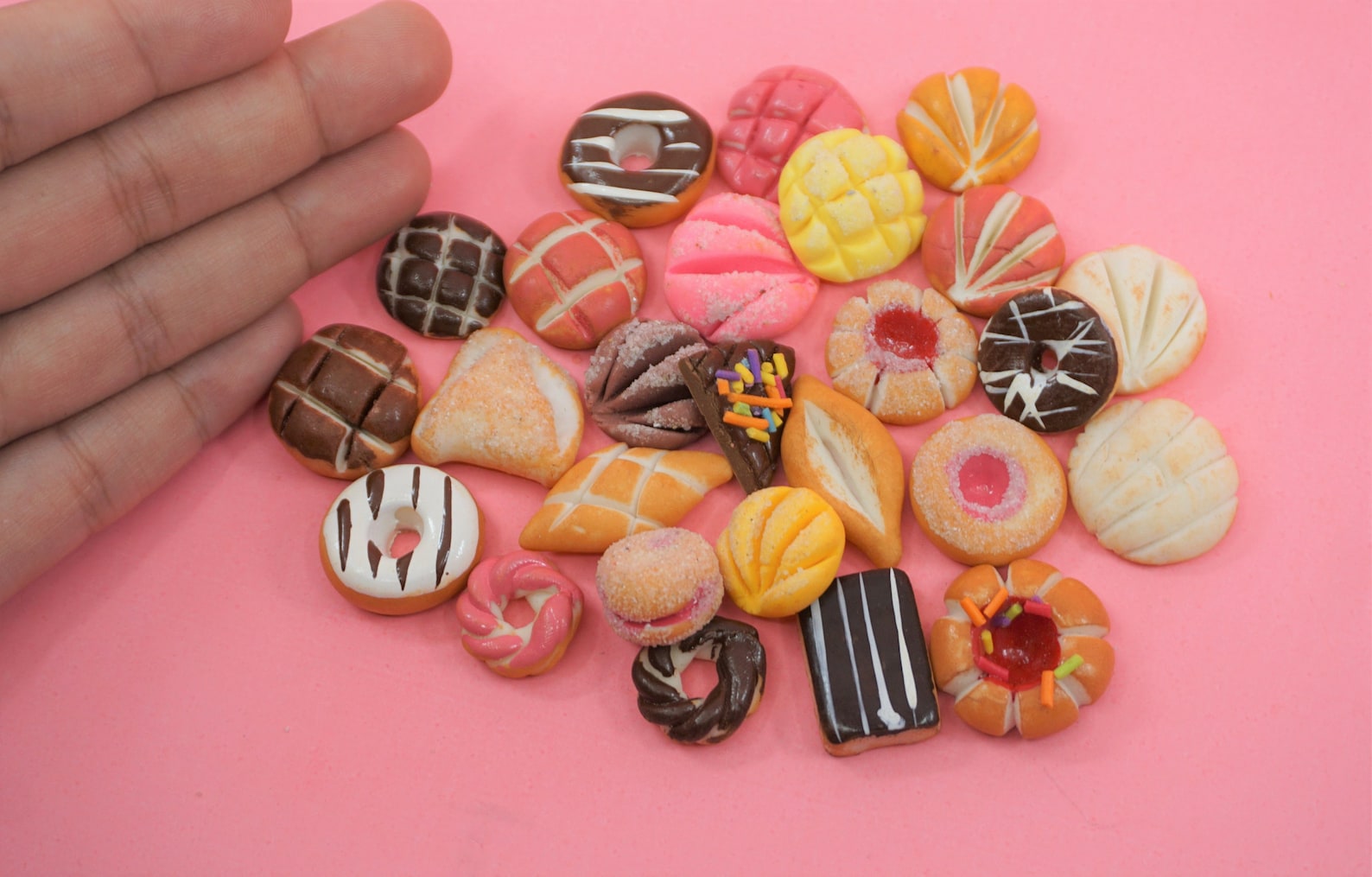 Mini Concha INDIVIDUAL Pan Dulce Sweet Bread Mexican Ofrenda Food ...