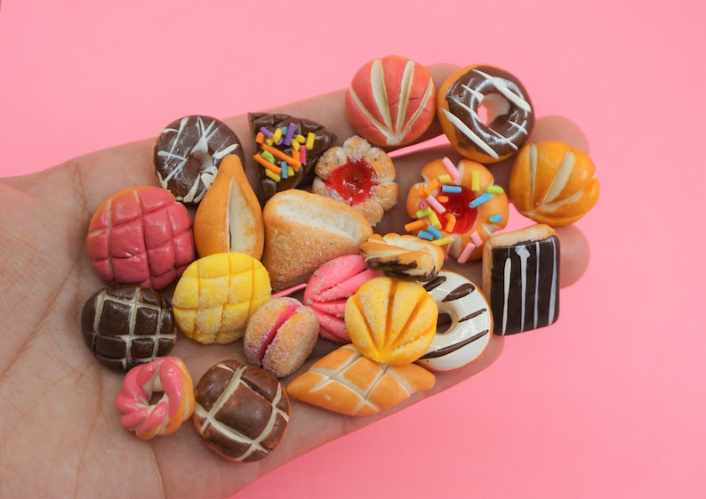 Mini Concha INDIVIDUAL Pan Dulce Sweet Bread Mexican Ofrenda Food ...