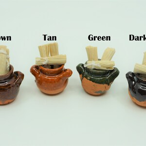 Miniature Tamales Pot Olla Clay Individual Mexican Mexico Miniatura ...