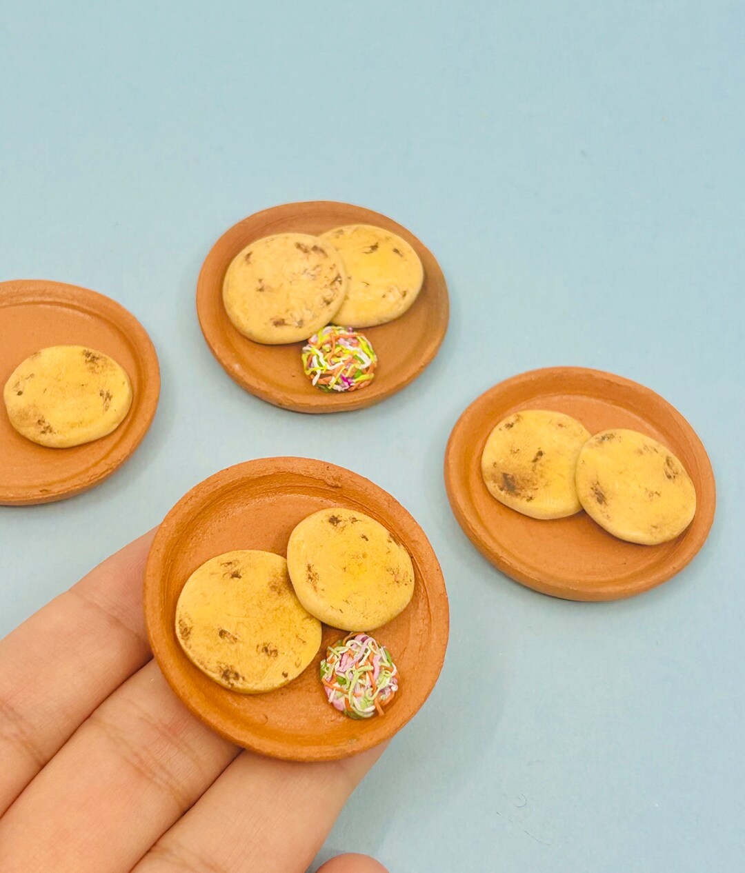 Miniature NEW Pupusa Popusa Day of the Dead Ofrenda Food Gorditas ...