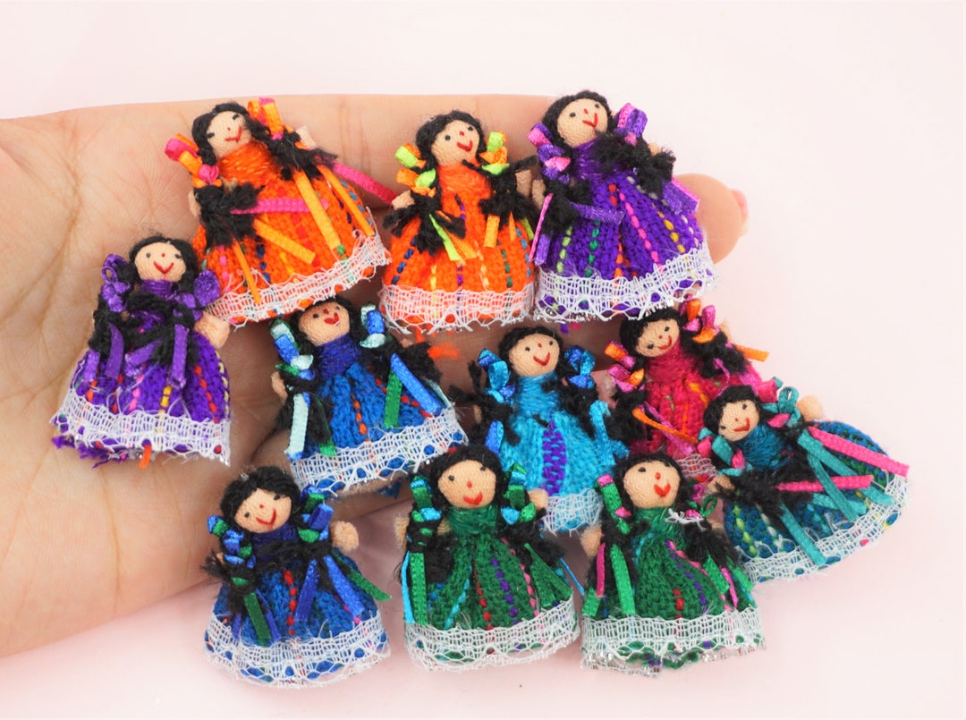 Miniature Mexican Doll Muneca Toy Mexican Decor Mini Artisan Handmade ...