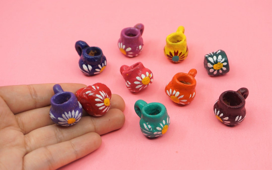 Miniature Mexican Cup INDIVIDUAL Ceramic Jarro Jar Clay - Etsy