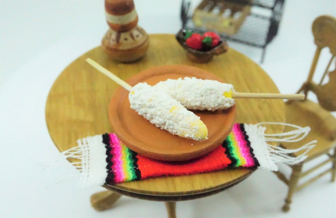 Miniature Elote INDIVIDUAL Mexican Mexico Corn Miniatura Mini Food ...