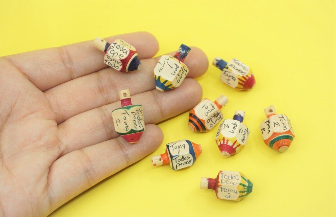 Miniature Top Trompo Toy Mexican INDIVIDUAL Mini Roombox Day of the ...