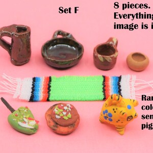 Miniature Ofrenda Set Dia De Muertos Day of the Dead Food Dollhouse ...