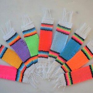 Miniature Mexican Sarape INDIVIDUAL Mini Zarape Serape Shawl Carpet ...