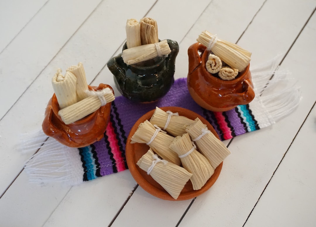 Miniature Tamale INDIVIDUAL Mexican Mexico Miniatura Mini Food Comida Tamale Tamal - Etsy