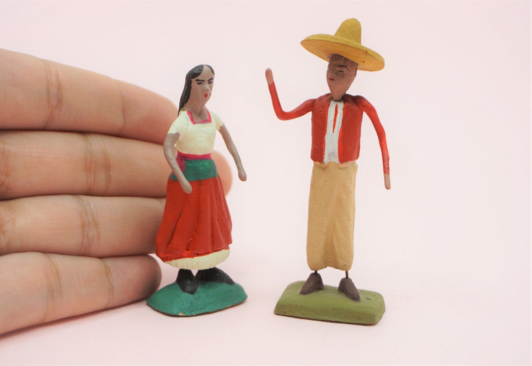 Mini Doll Mexican Doll Mariachi Dollhouse Miniature Mexico Day of the ...