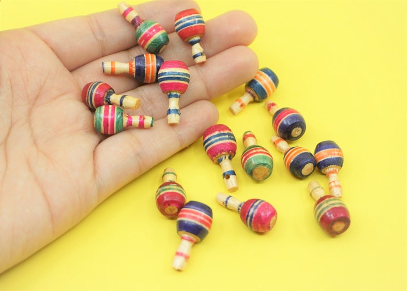 Miniature Maraca Mexico Mexican Dollhouse Mini Toy Cinco De Mayo Day of ...