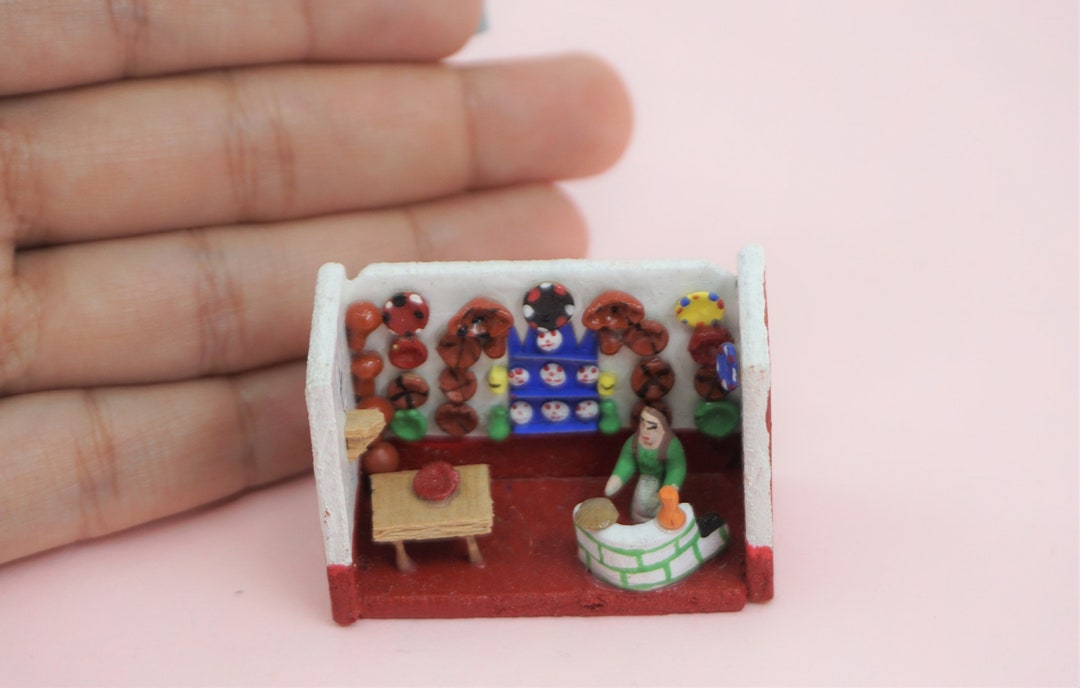 Miniature Mexican Artisan Diorama Handmade Folk Art Artisan Maker ...