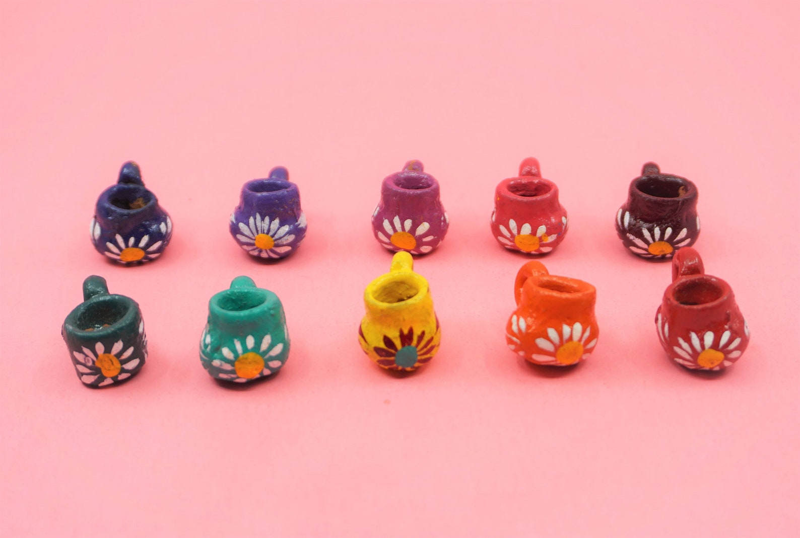 Miniature Mexican Cup INDIVIDUAL Ceramic Jarro Jar Clay - Etsy