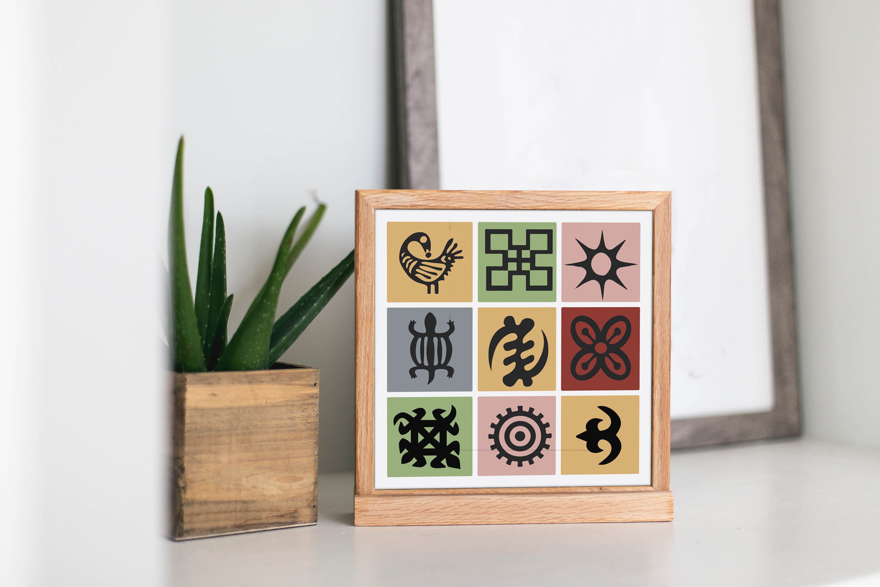 African Adinkra Symbol print | Etsy