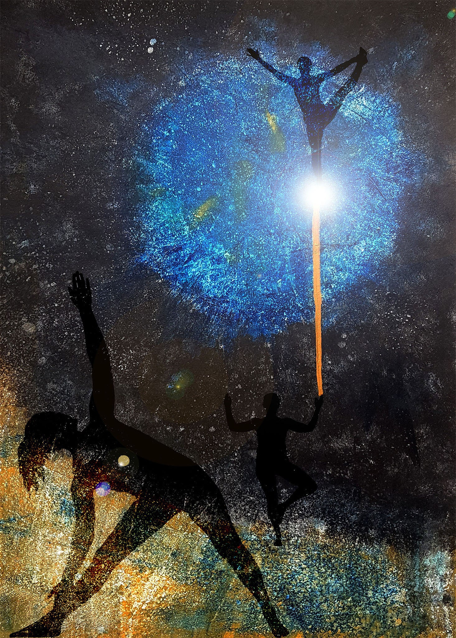 Yoga Art Fine Art Print Contemporary Yoga Poster Yoga Poses - Etsy