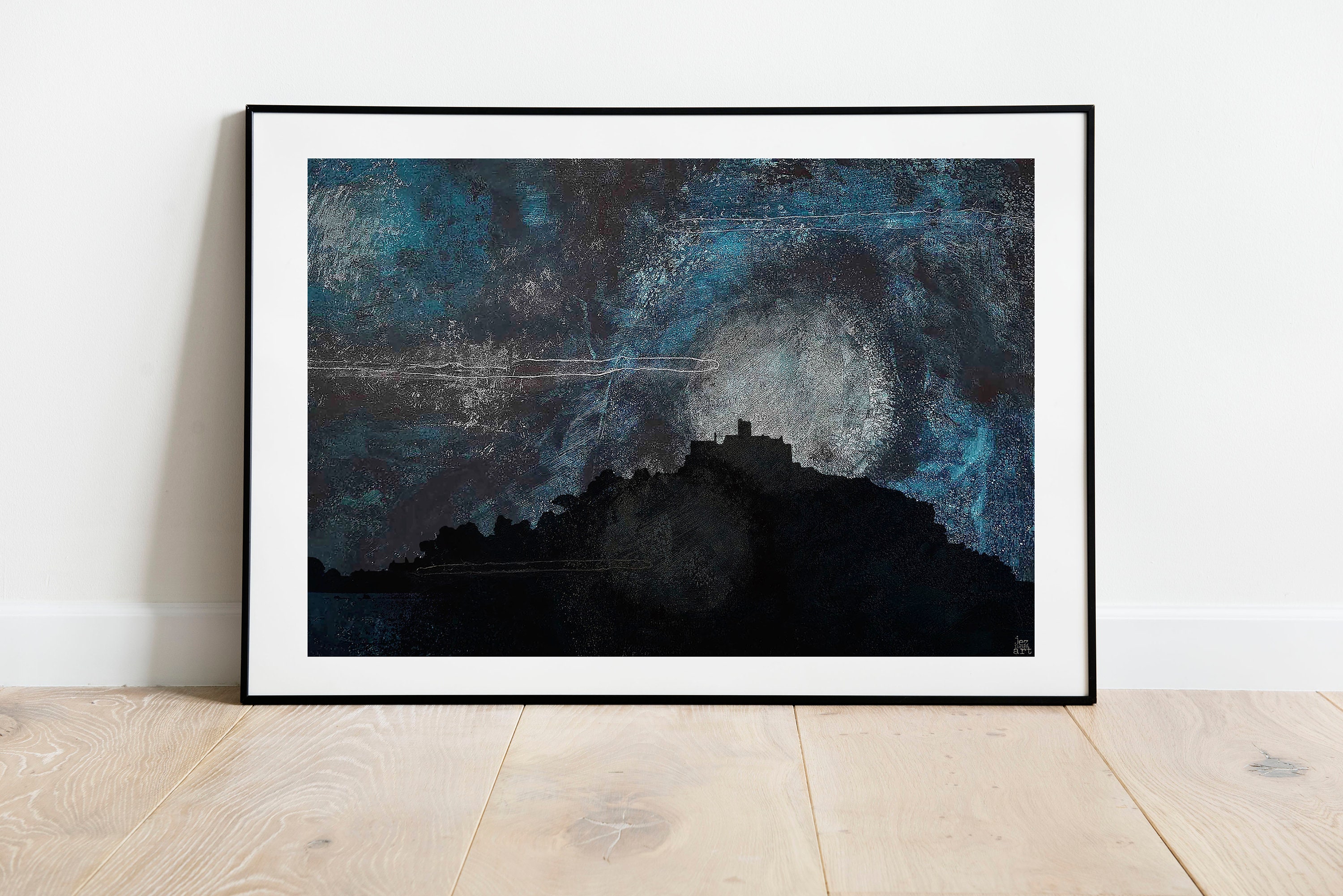 Abstract Cornish Landscape Print Fine Art Painting - Etsy UK