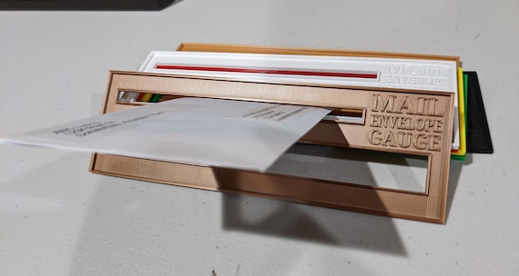 USPS Measurement Tool Flat Envelope Thickness Gauge Mail - Etsy