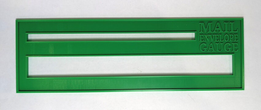 USPS Measurement Tool Flat Envelope Thickness Gauge Mail Shipping Tool ...