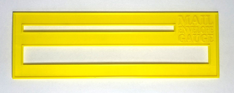 USPS Measurement Tool Flat Envelope Thickness Gauge Mail Shipping Tool ...
