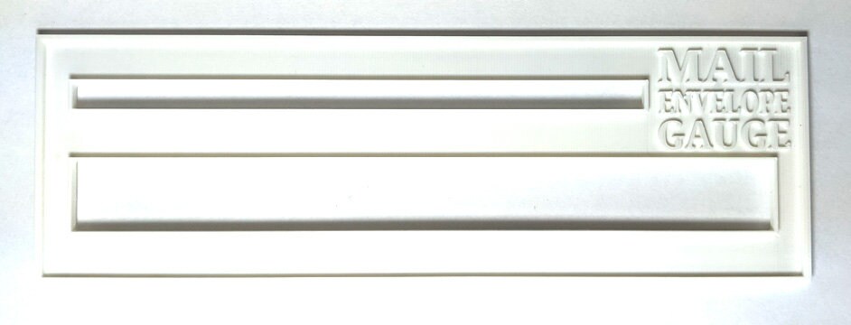 USPS Measurement Tool Flat Envelope Thickness Gauge Mail Shipping Tool ...