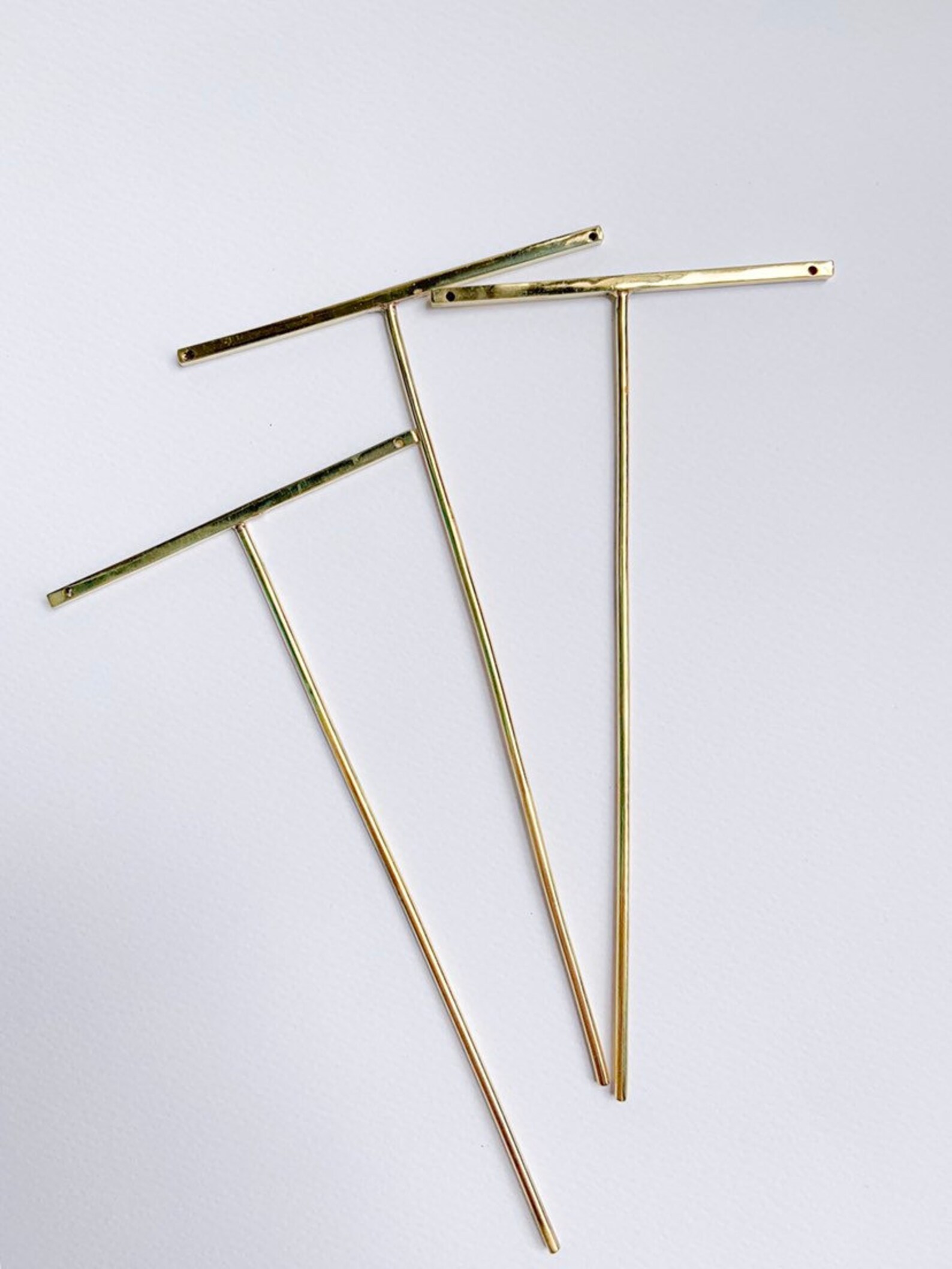Earring Stand T Brass - Etsy
