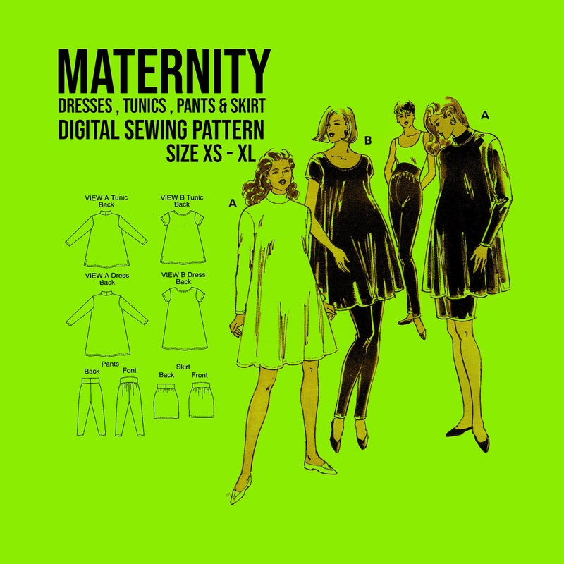 Vintage Maternity Dress - Etsy