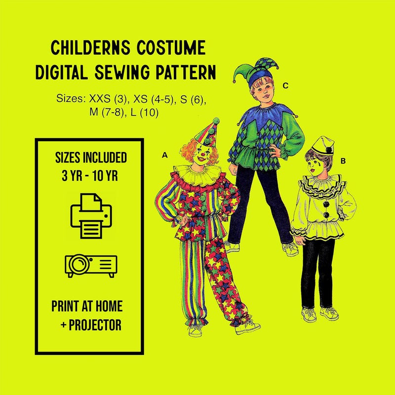 Jester Costume - Etsy