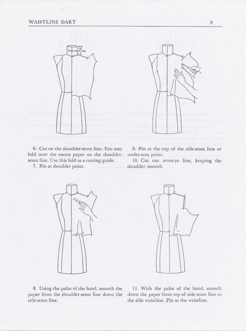 E-book PDF // 1940's Draping Workbook // Creating - Etsy