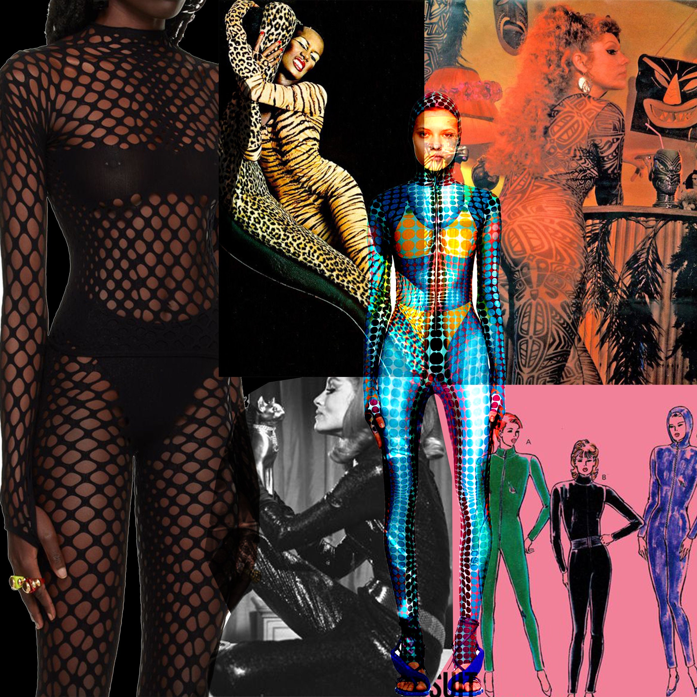 Catsuit Digital Sewing Pattern // Designed for 75% Stretch // Hood Long ...