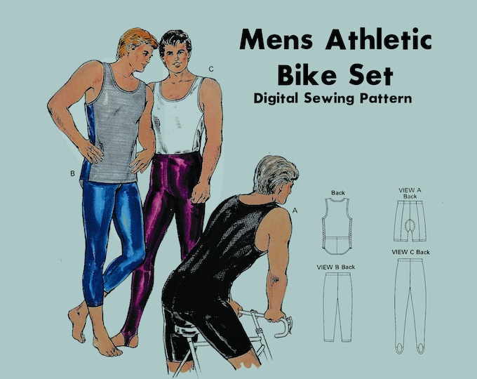 Cycling Jersey Pattern Uncut Mens Cycling Shirt Multisize Chest 34-44 ...