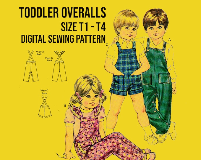 PDF Pattern Overalls - Etsy