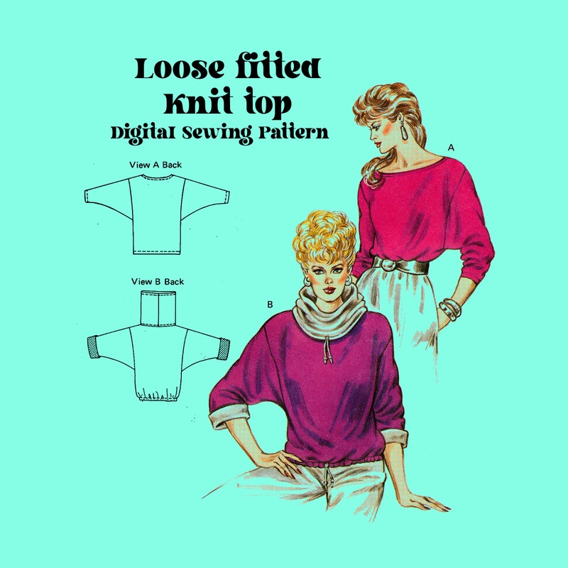 1980s Dress Pattern - Etsy