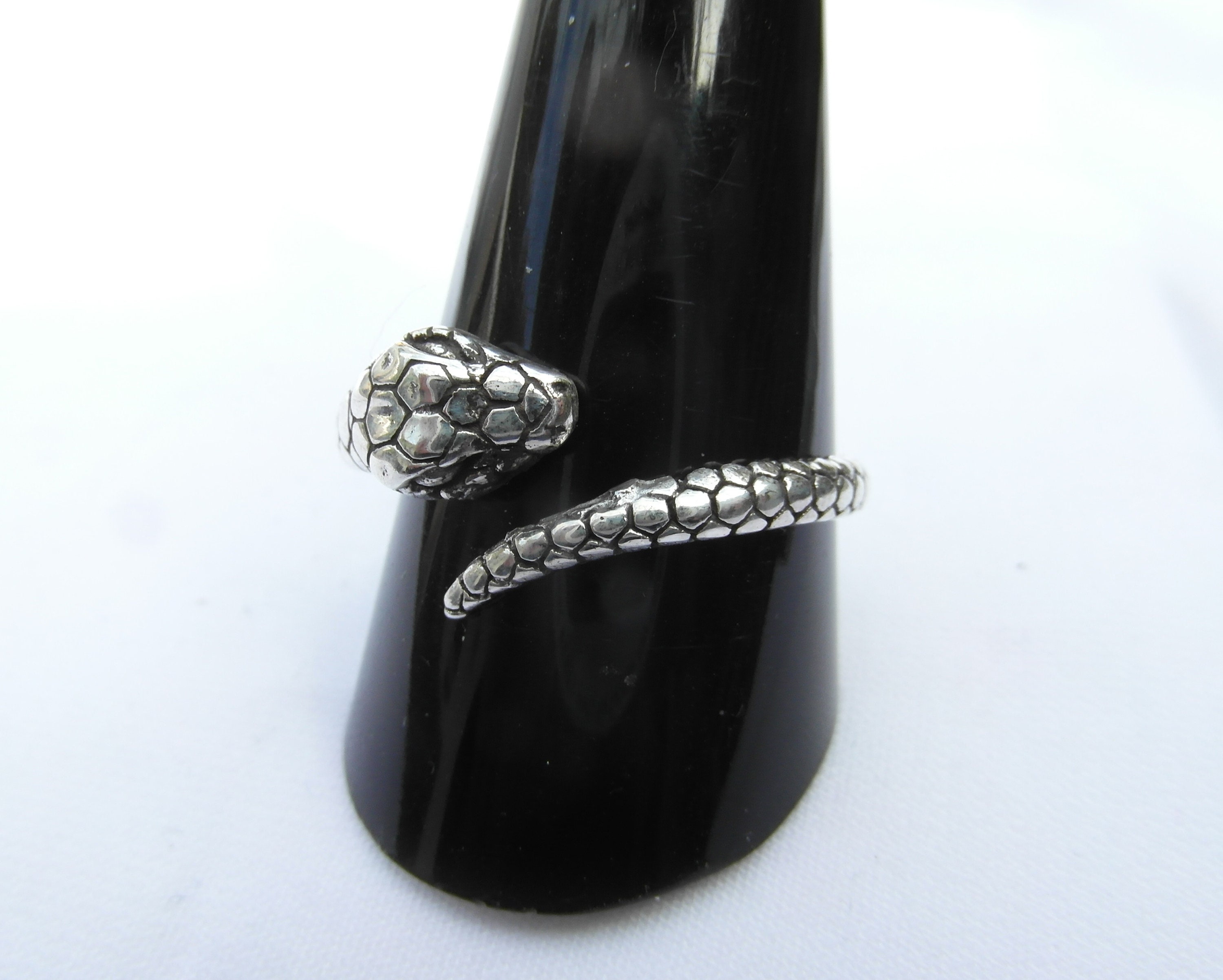 Sterling Silver 925 Ouroboros Serpent Snake Ring | Etsy