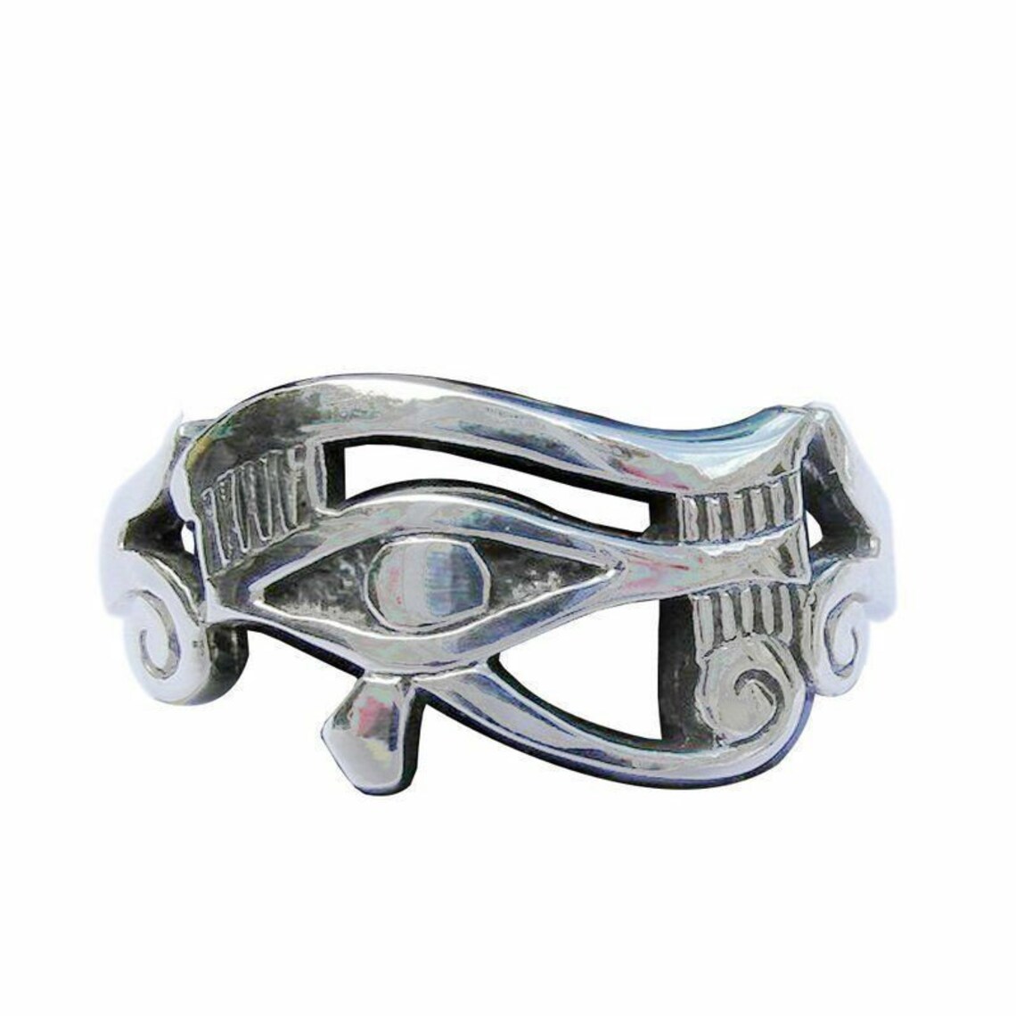 Sterling Silver 925 Eye of Horus Ring | Etsy