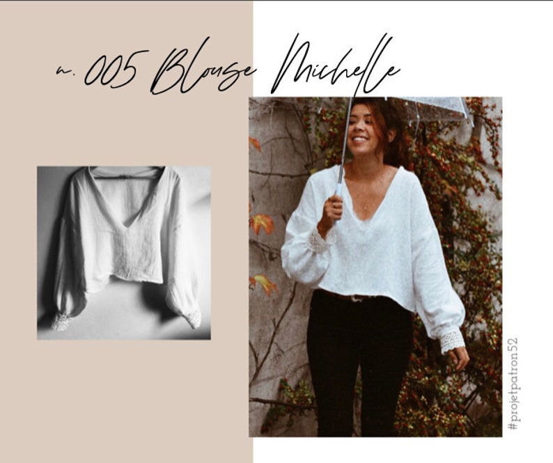 005 Blouse Michelle PATRON PDF | Etsy