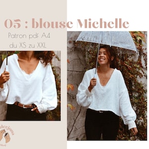005 Blouse Michelle PATRON PDF in french only/ en français seulement ...