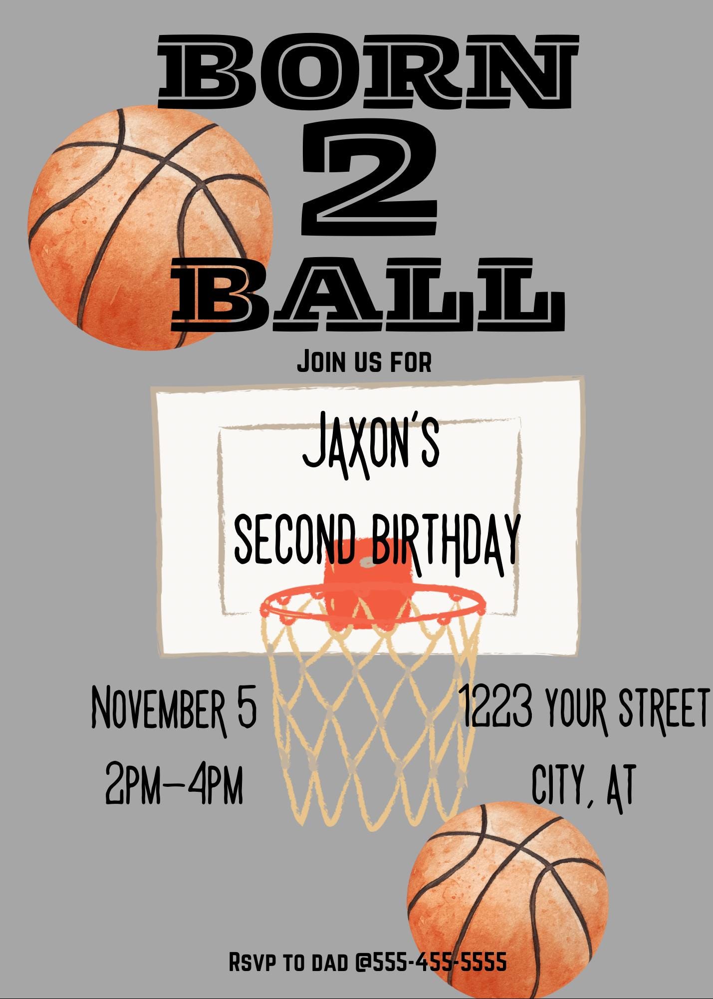 Digital Birthday Invitation - Etsy